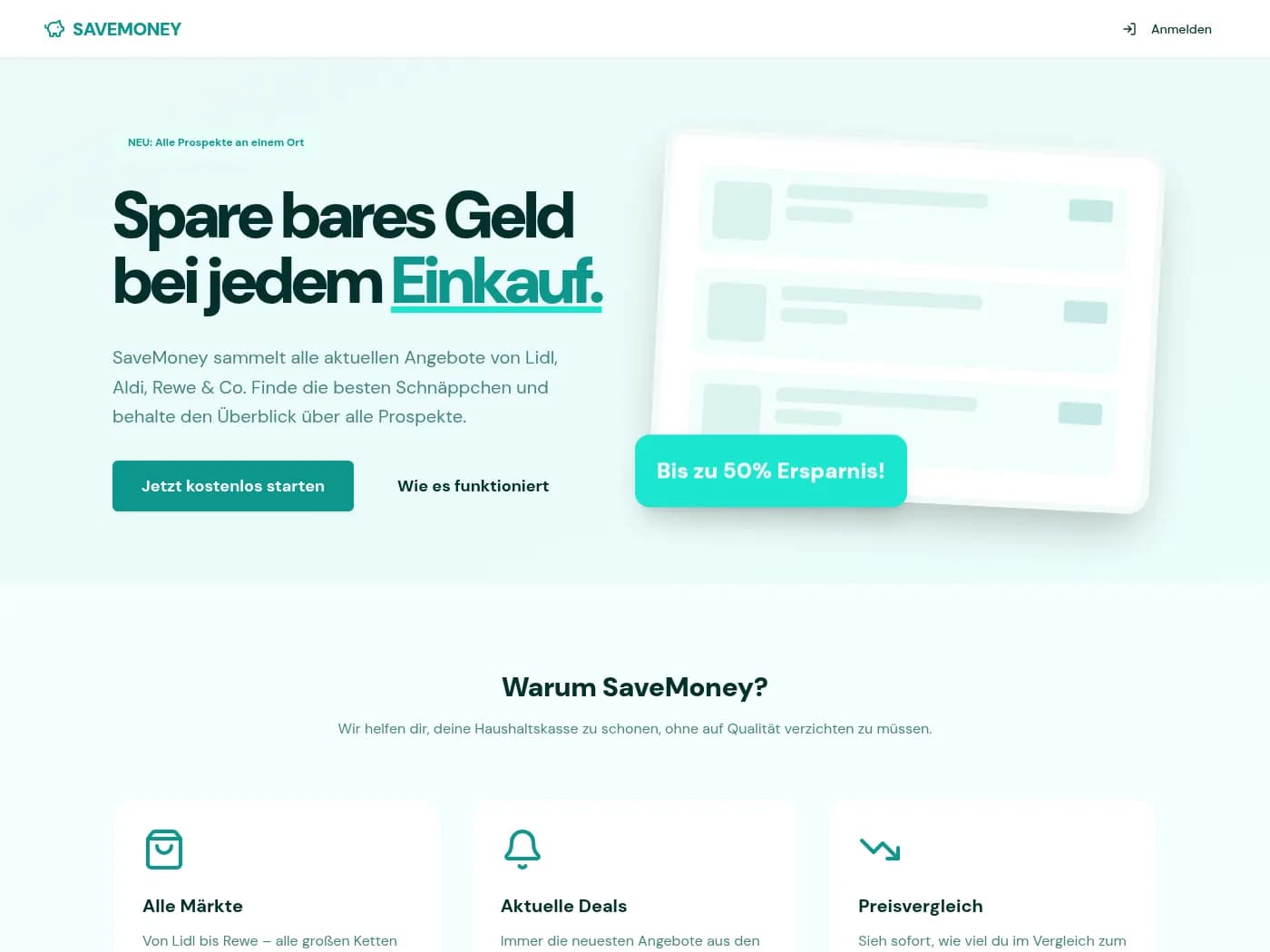 SaveMoney Prospekt Finder