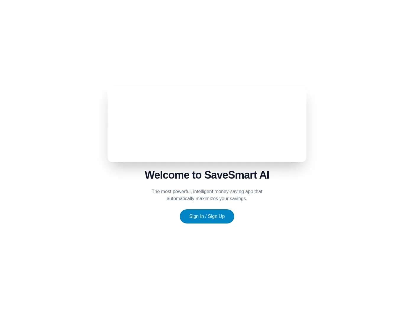 SaveSmart AI Money App
