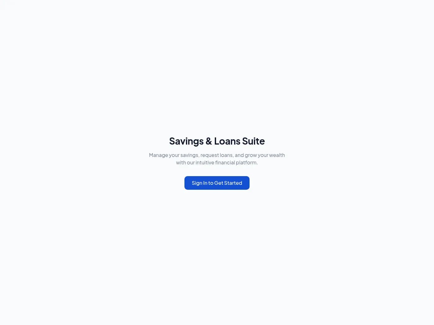 Savings & Loans Suite
