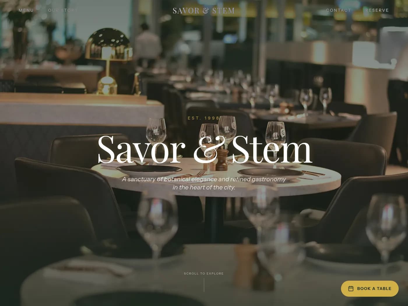 Savor & Stem Landing
