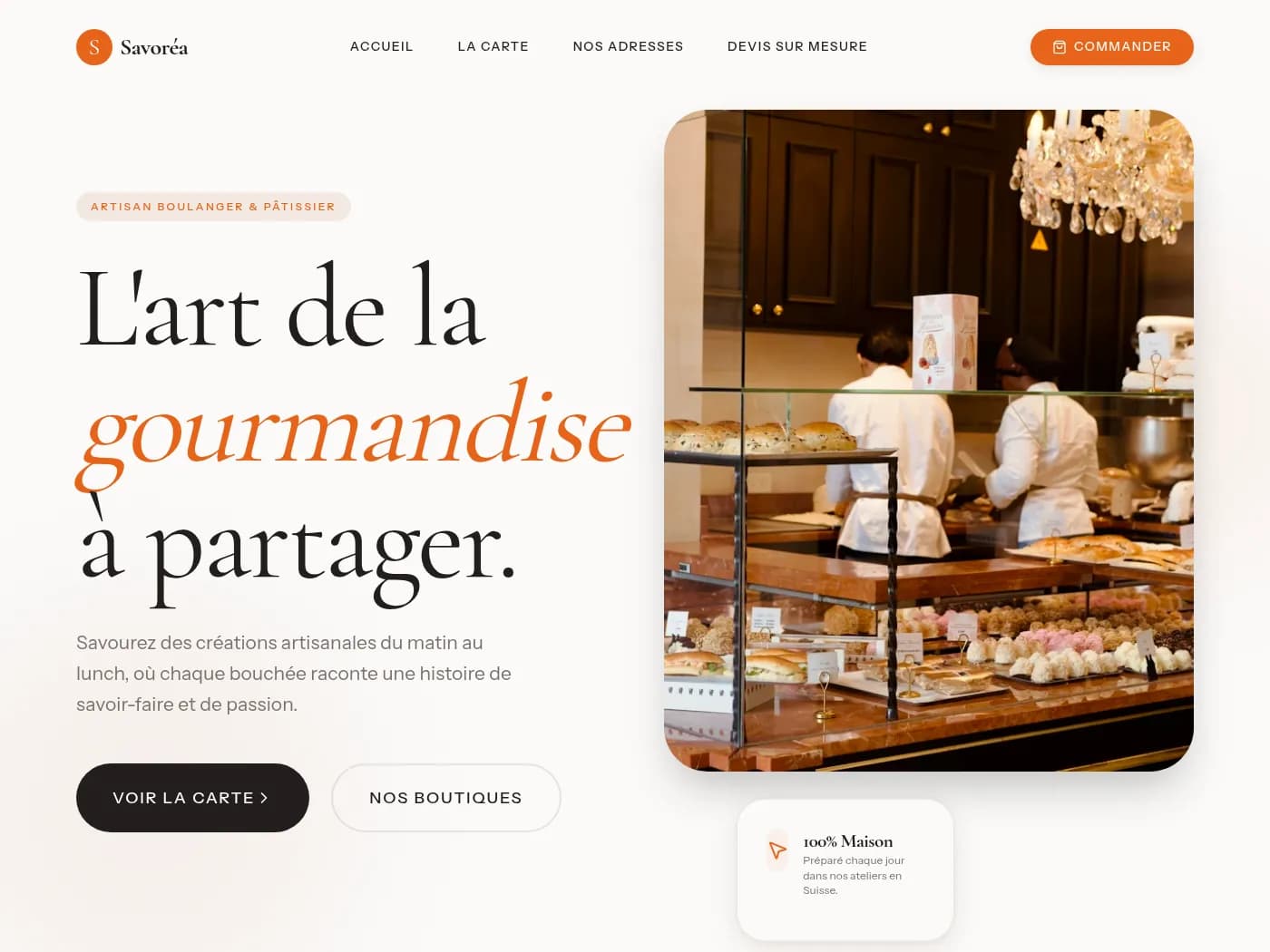 Savoréa Vitrine Design