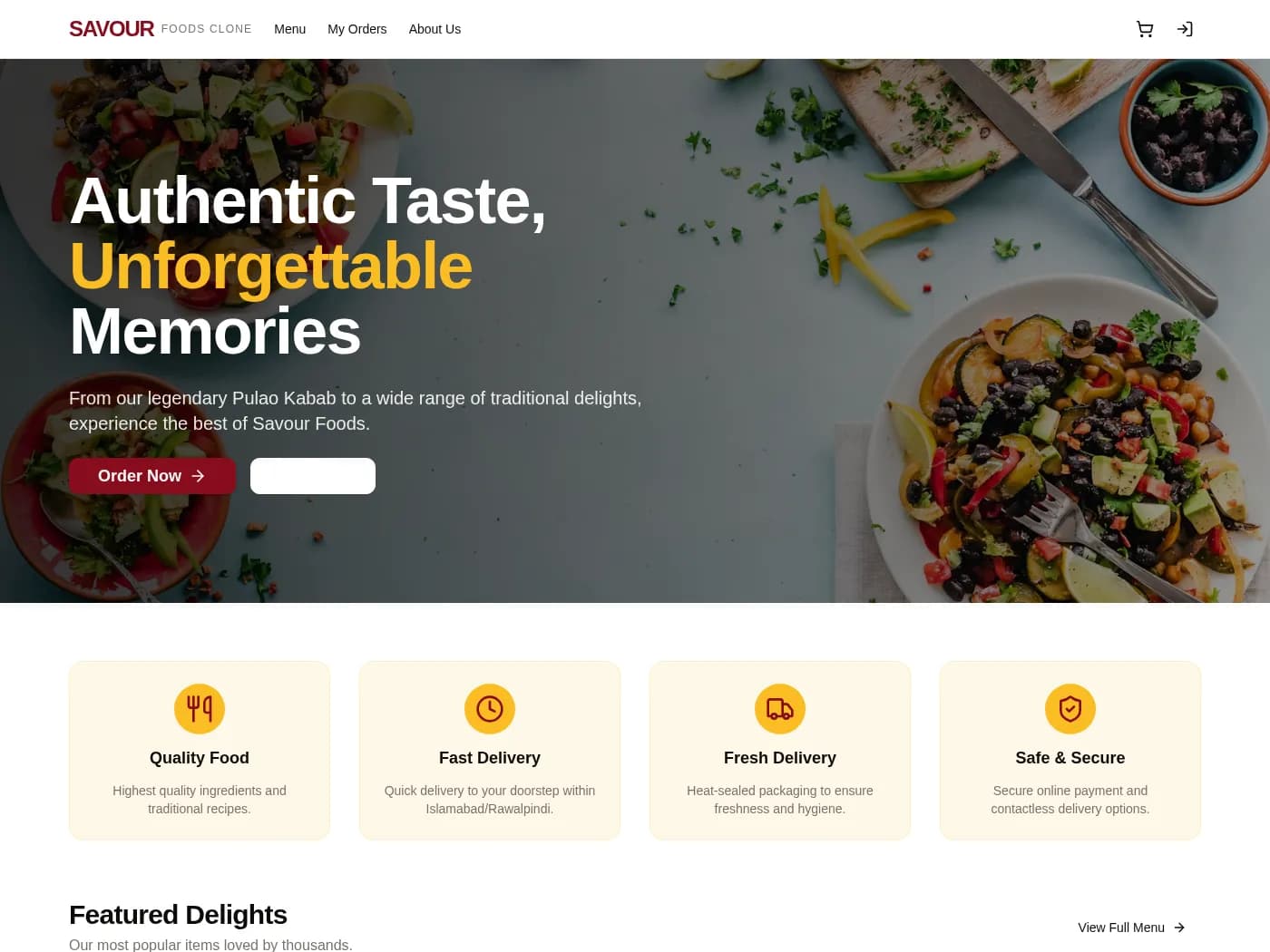 Savour Foods Clone