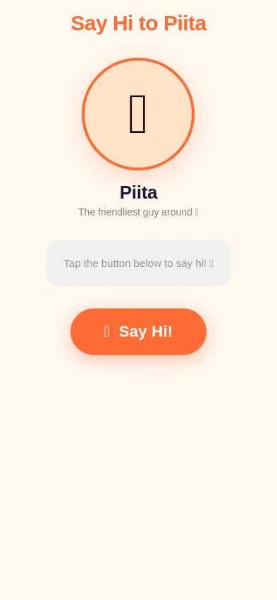 Say Hi to Piita