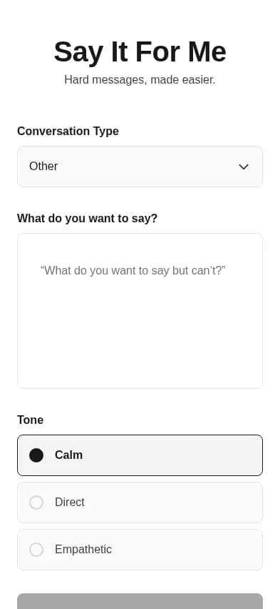 Say It For Me