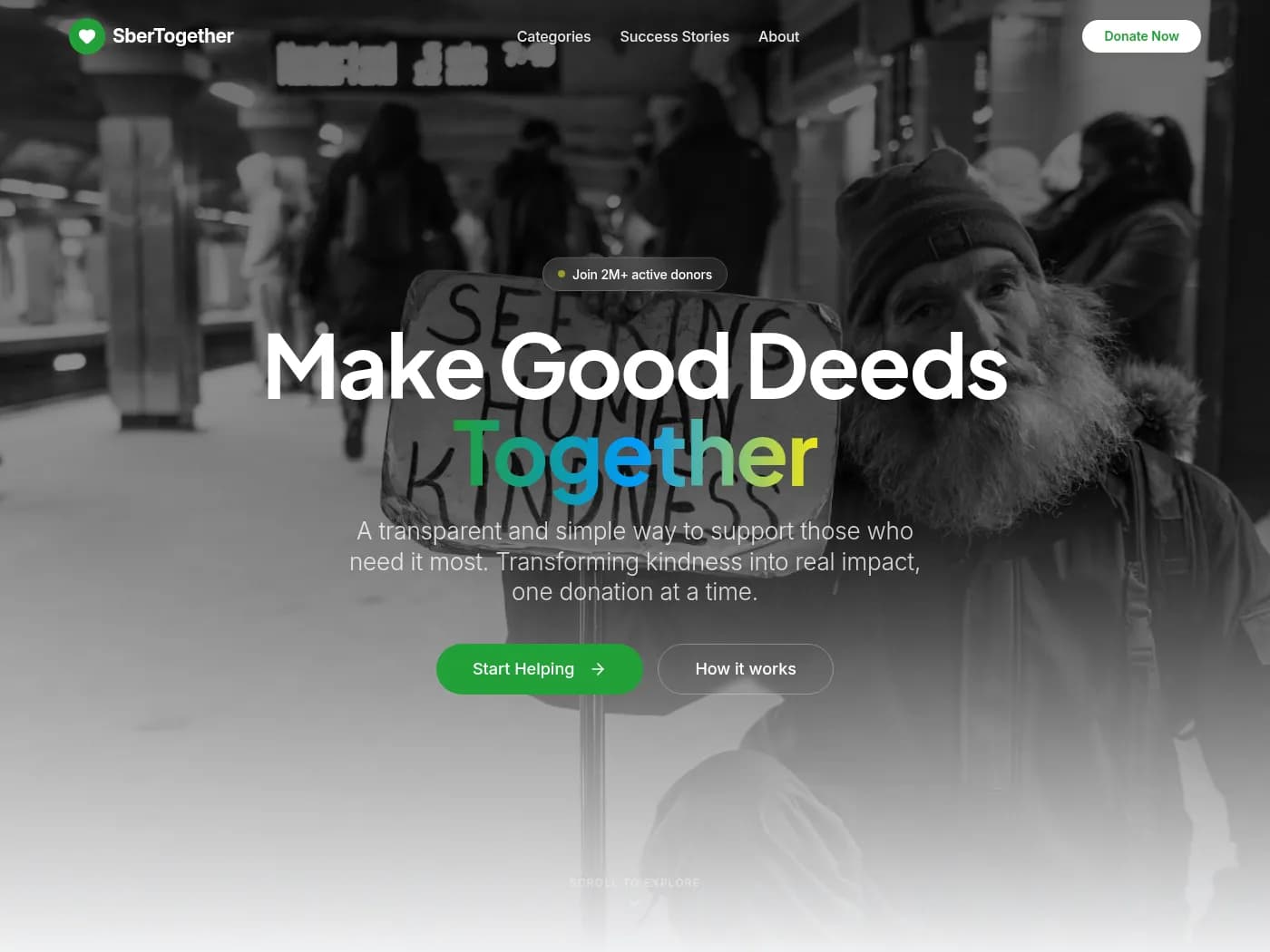 SberTogether Landing Page