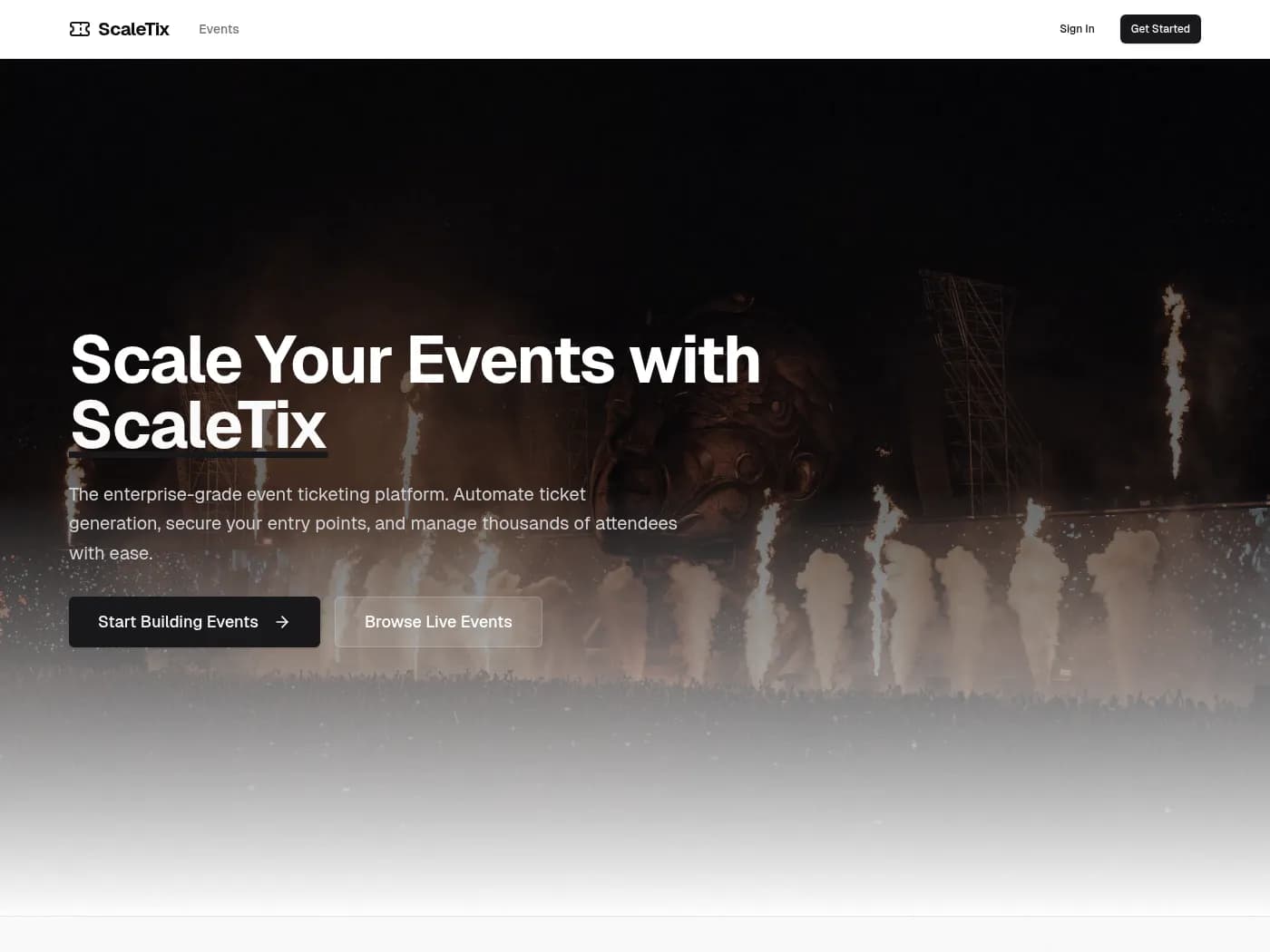 ScaleTix Event Platform