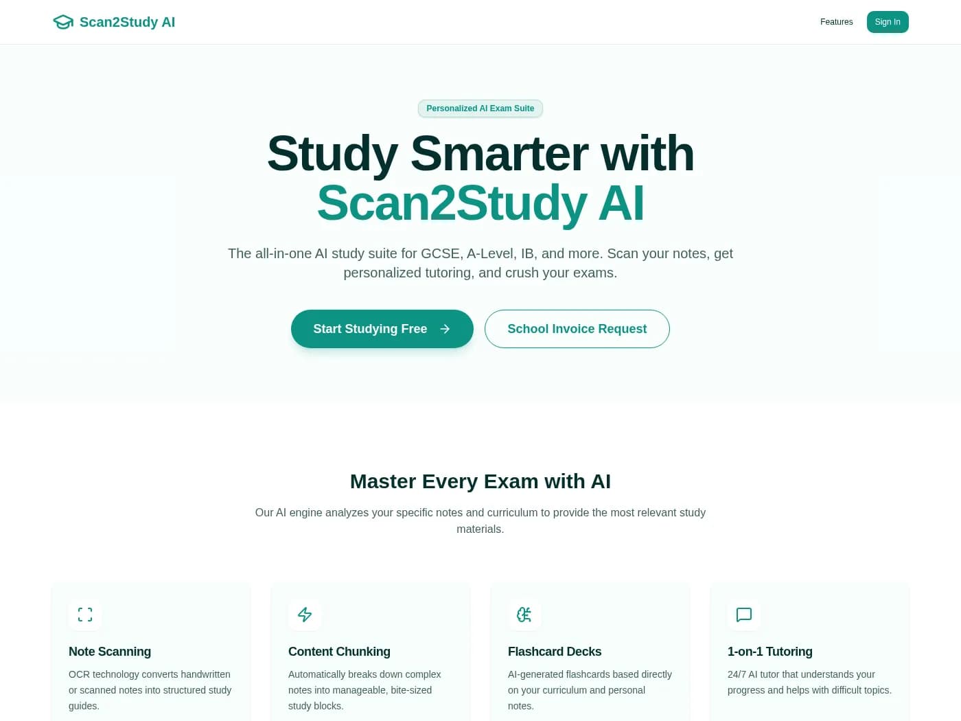 Scan2Study AI Suite