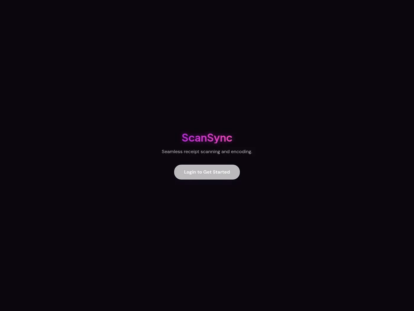 ScanSync Receipt System
