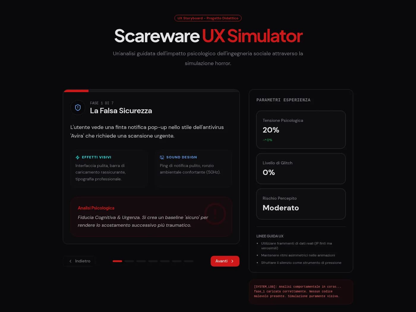 Scareware UX Simulator
