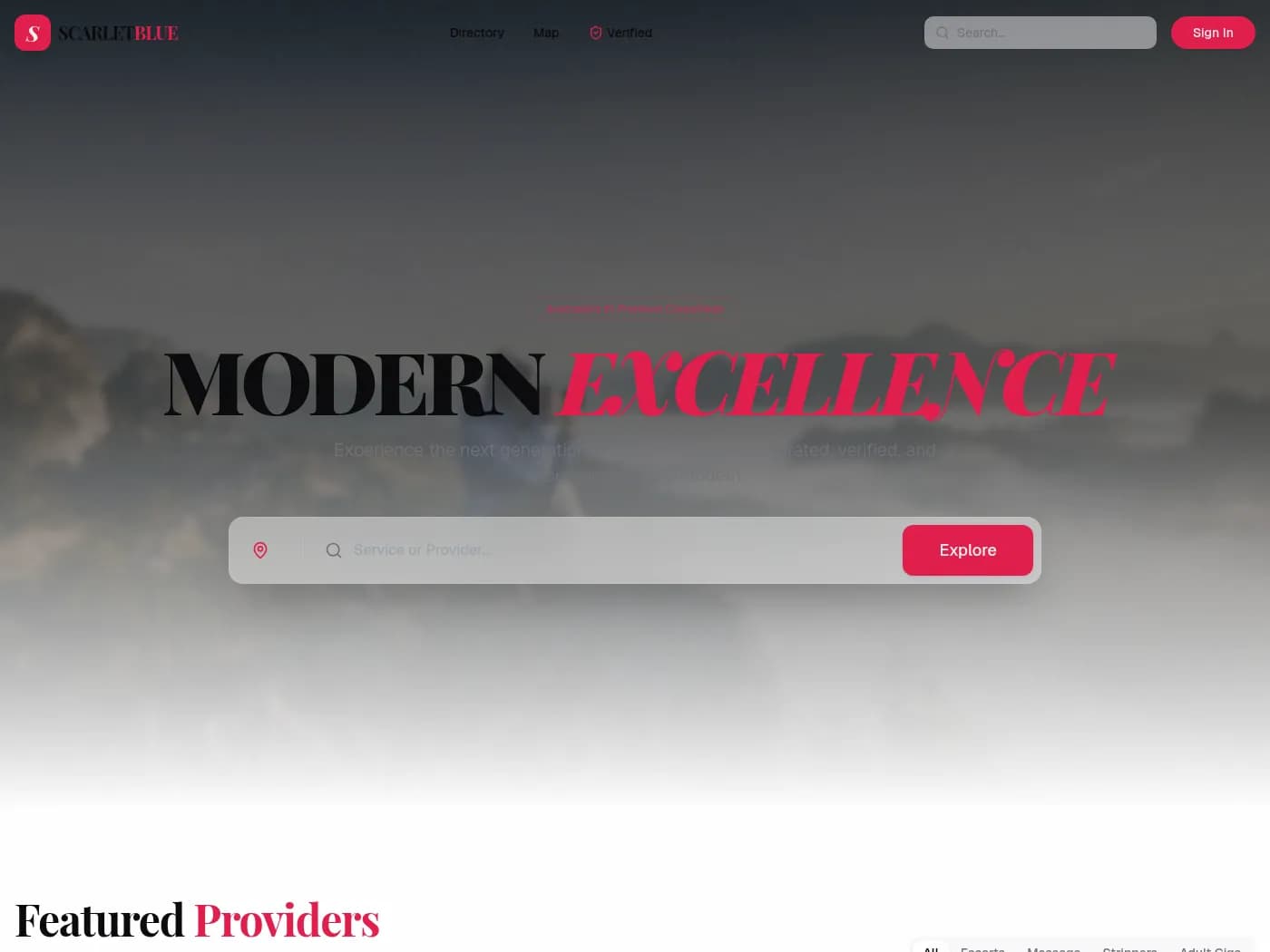 ScarletBlue Modern Redesign