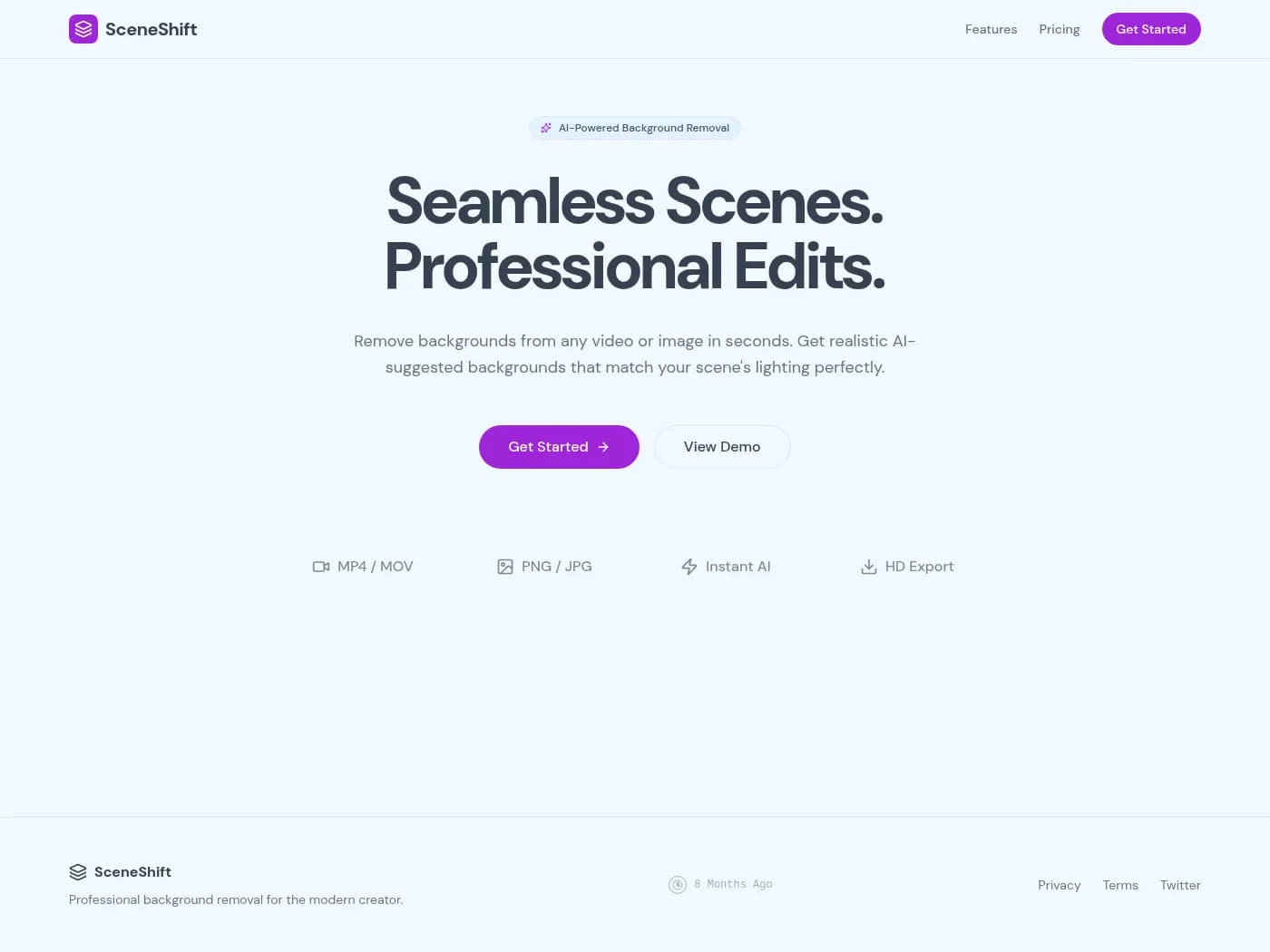 SceneShift AI Editor