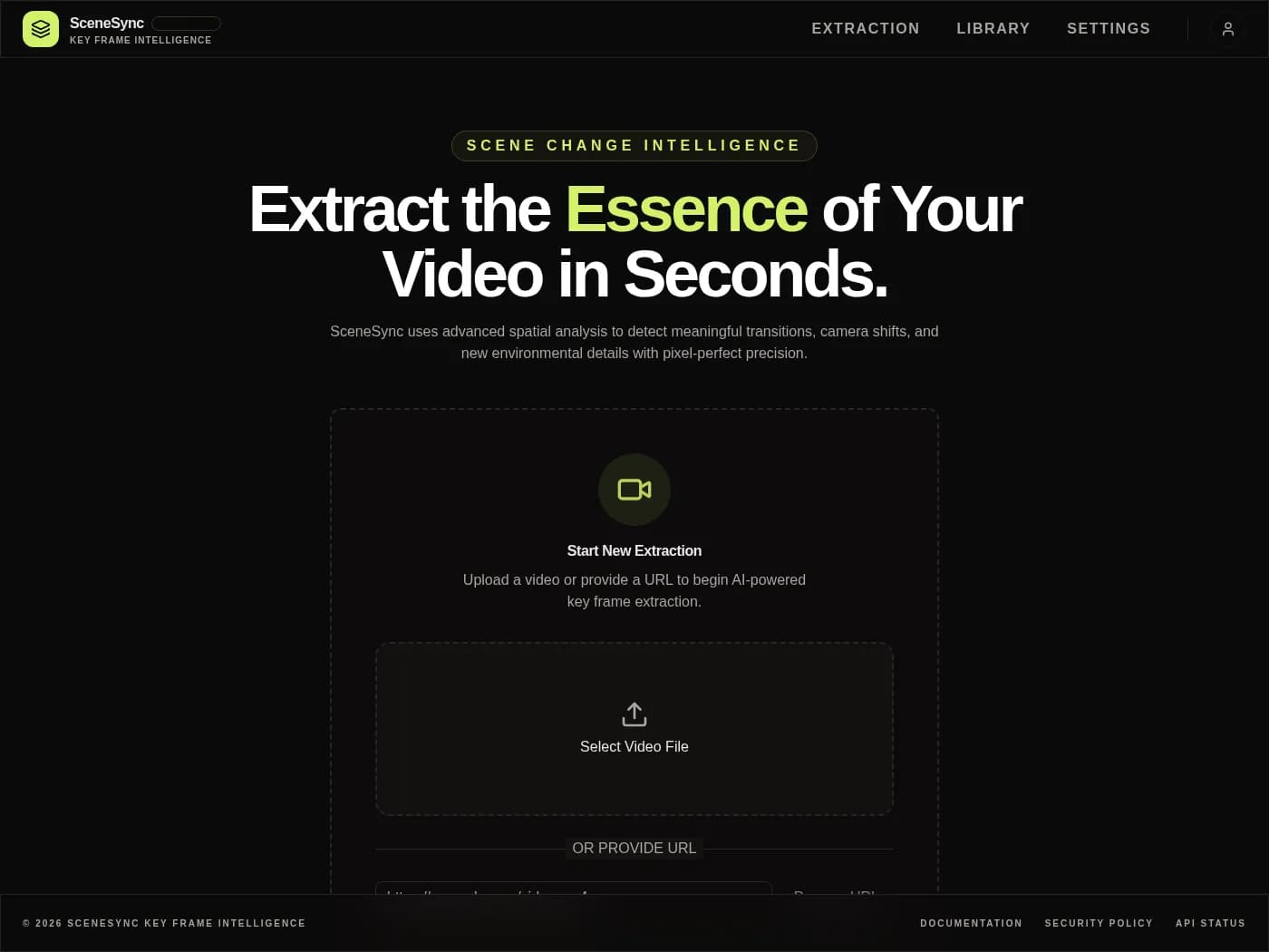 SceneSync Key Frame Extractor