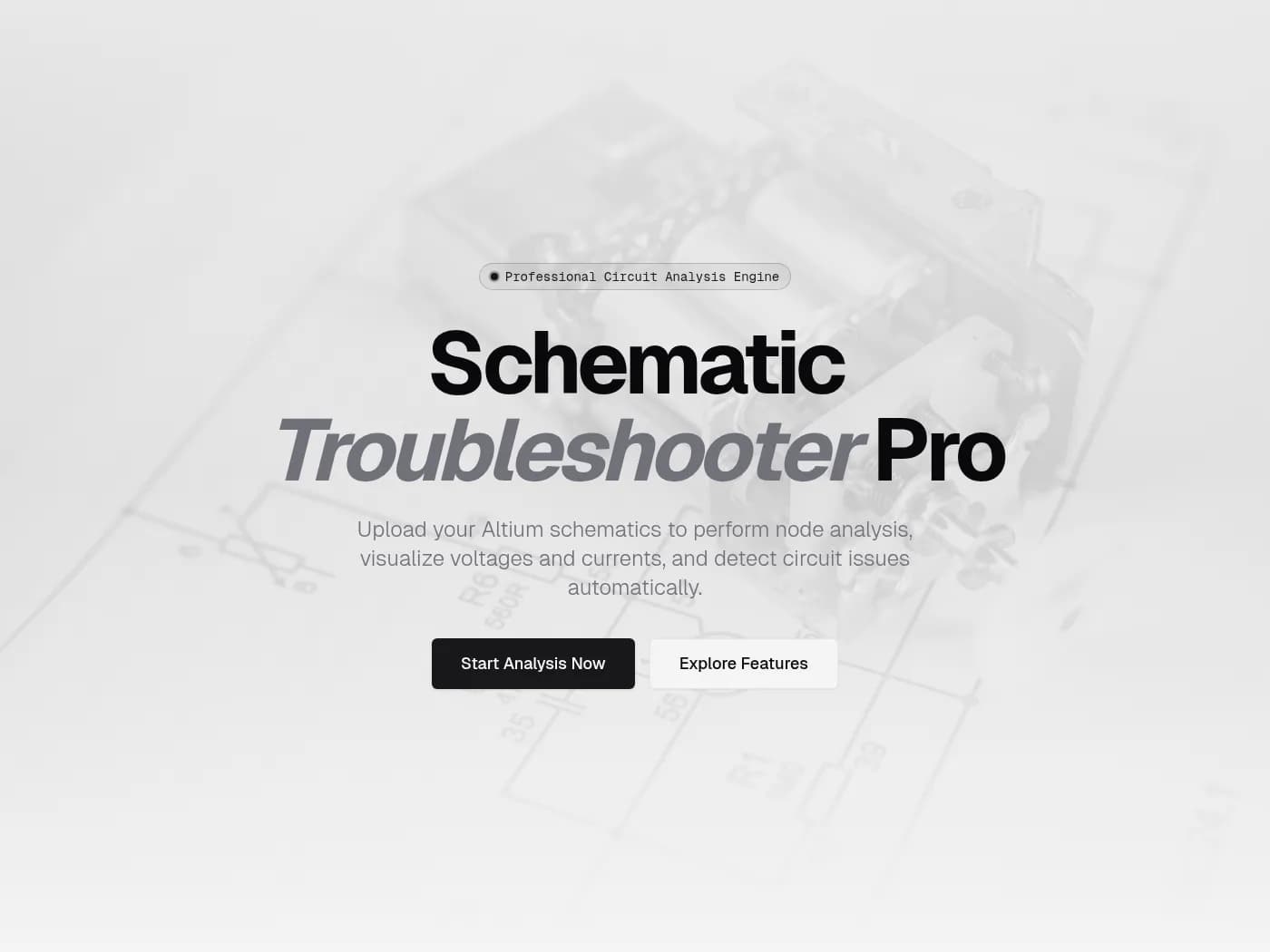 Schematic Troubleshooter Pro