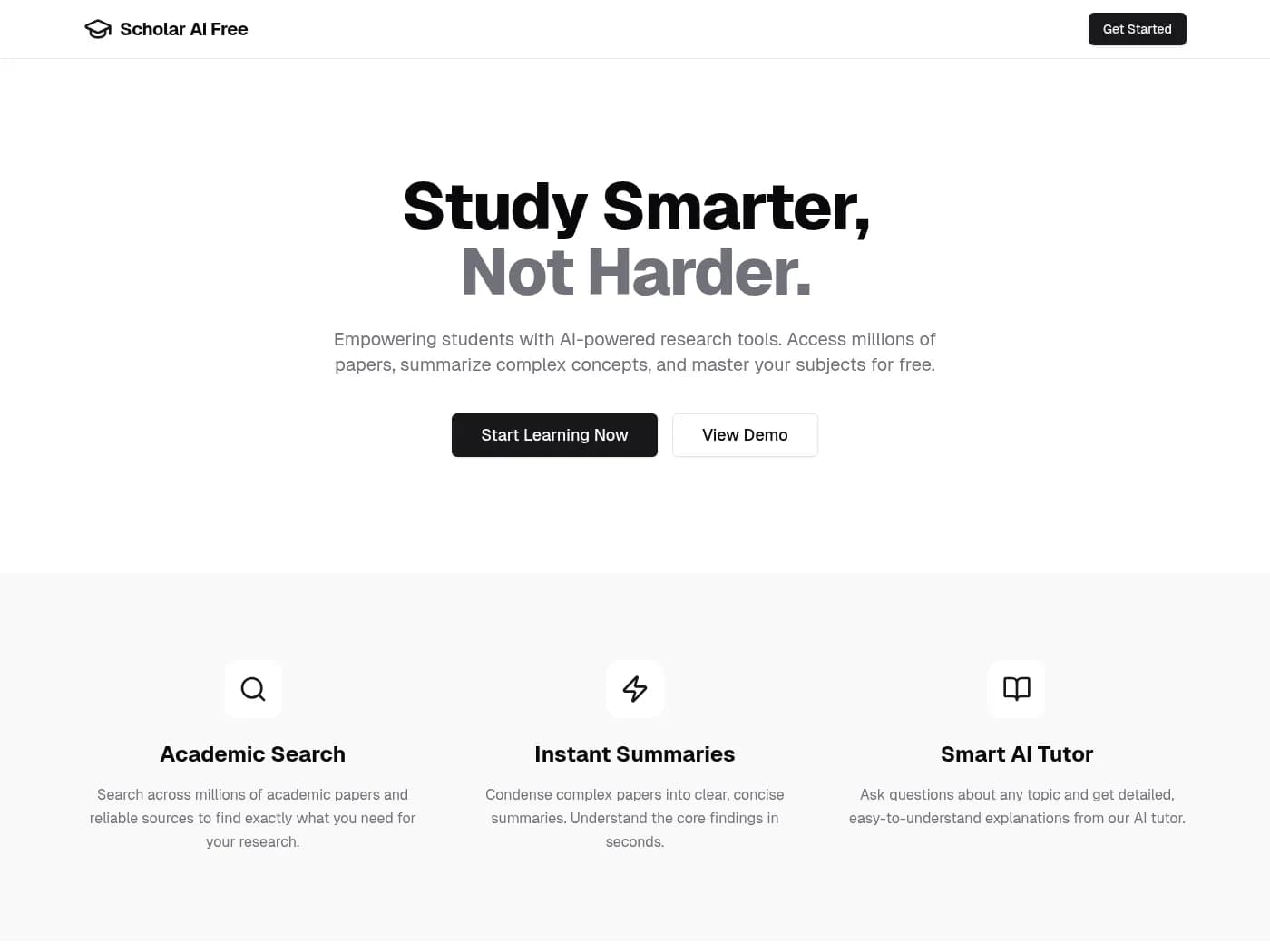 Scholar AI Free