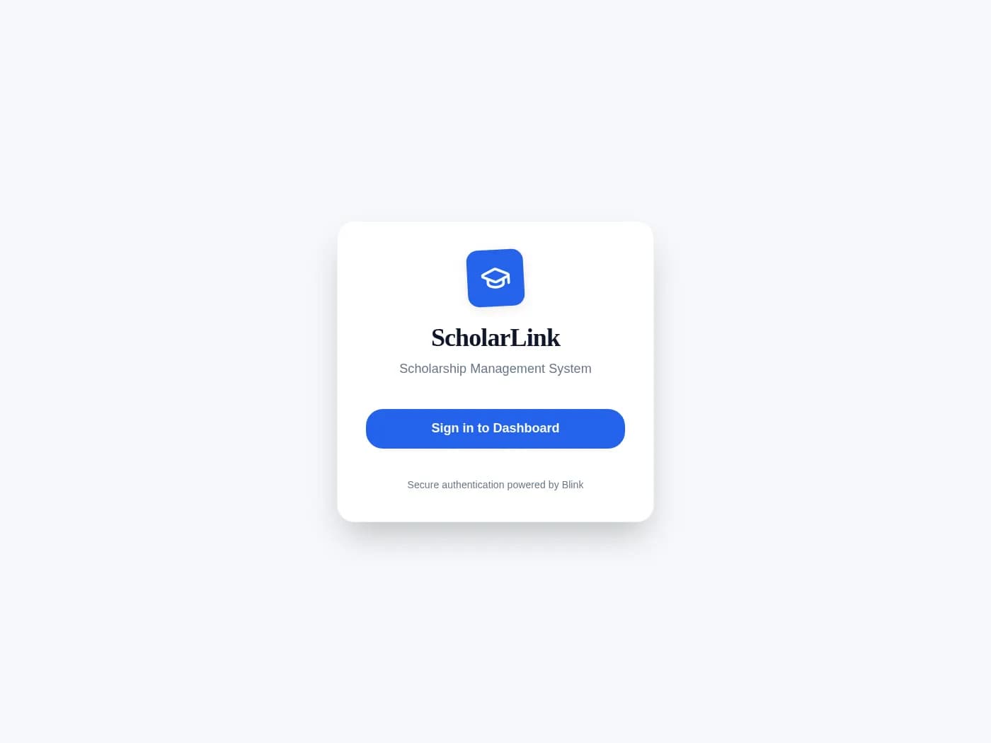 ScholarLink Dashboard