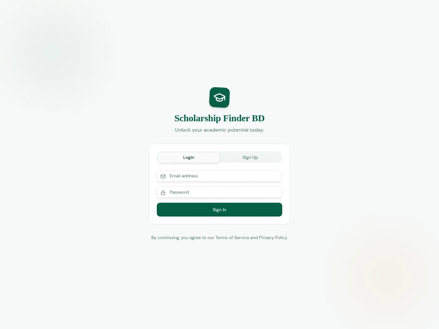 Scholarship Finder BD