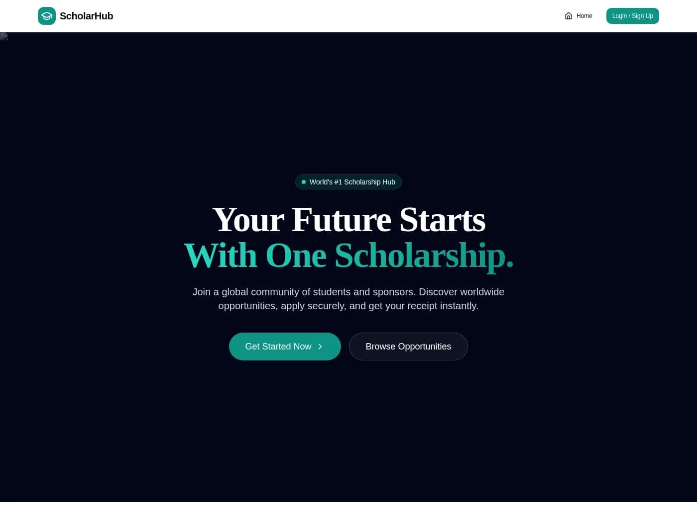 Scholarship Hub
