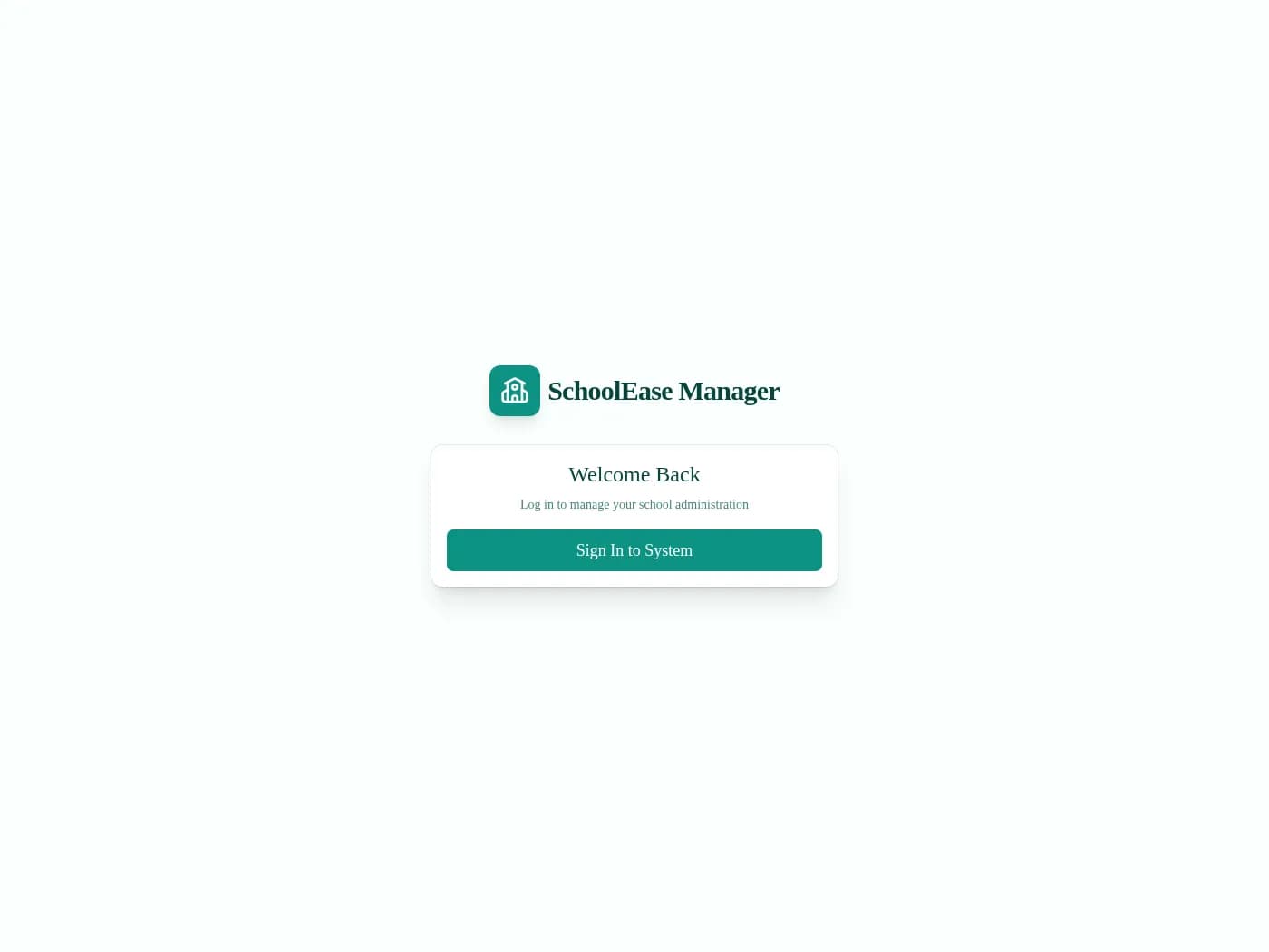 SchoolEase Manager