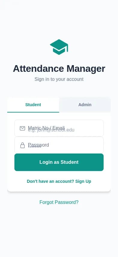 School Attendance Manager