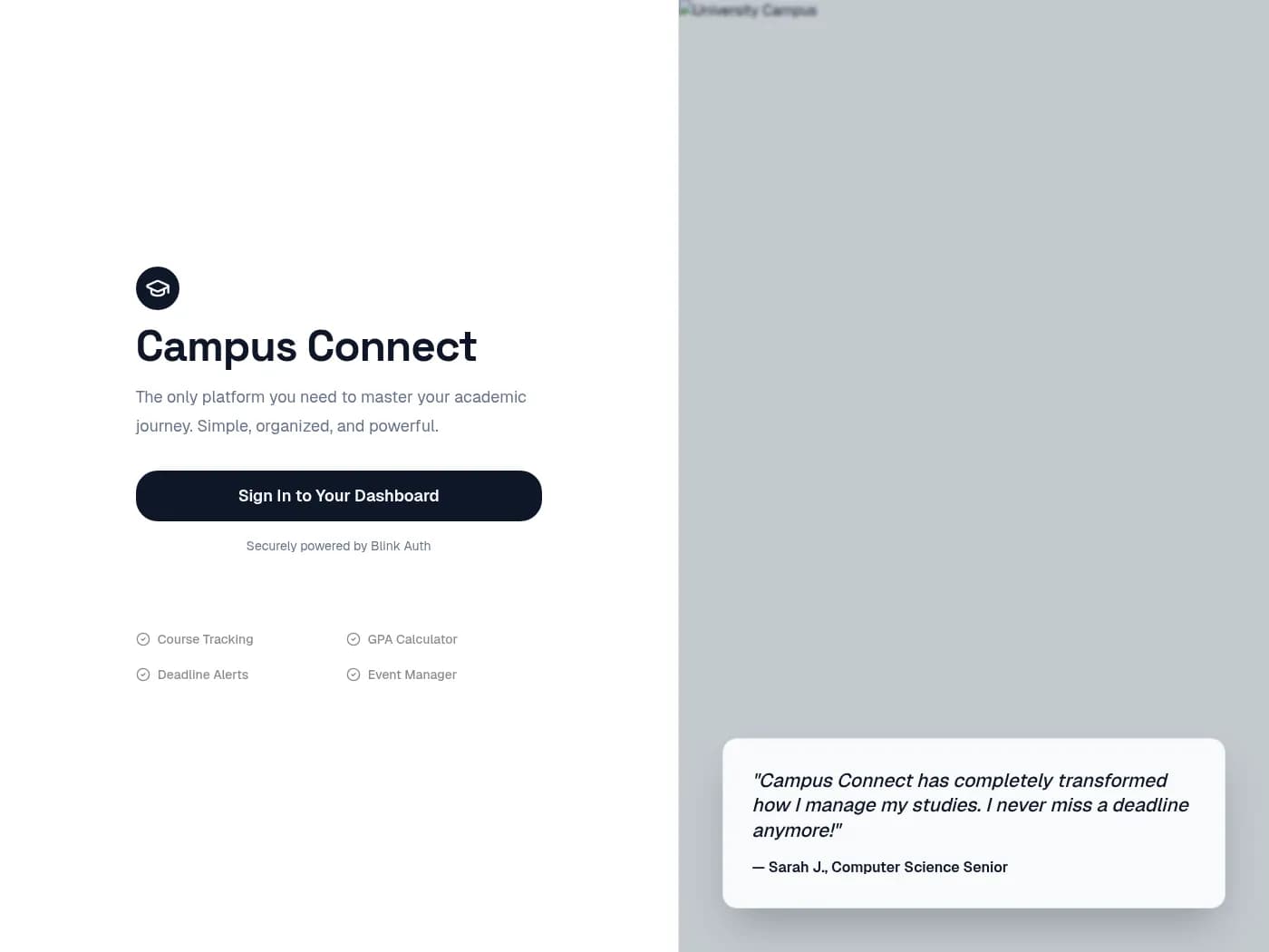 Campus Connect Dashboard