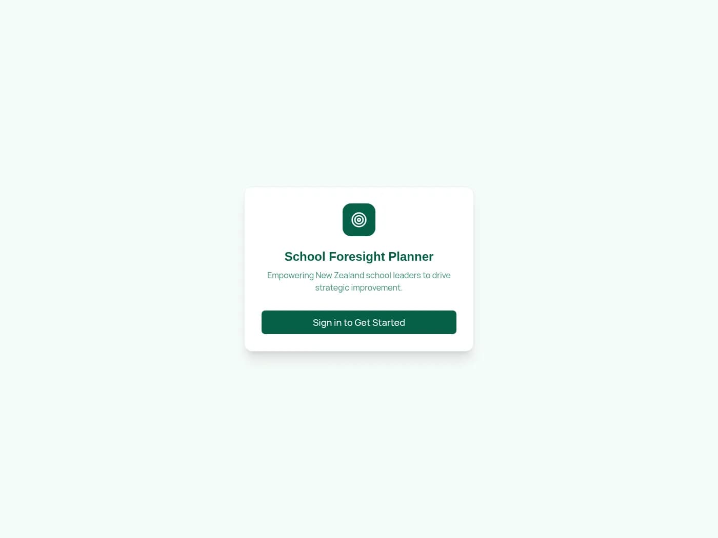 School Foresight Planner