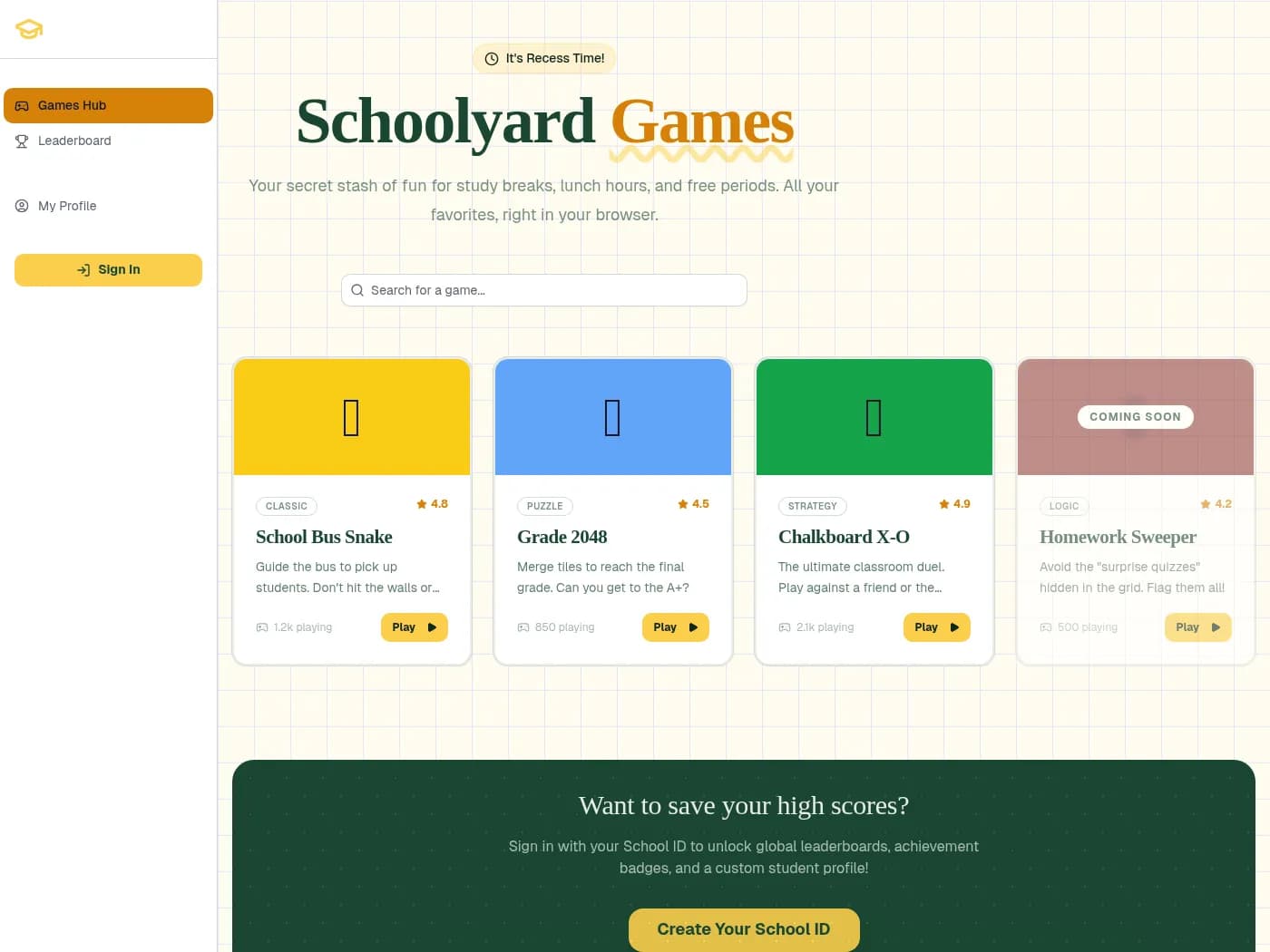 Schoolyard math