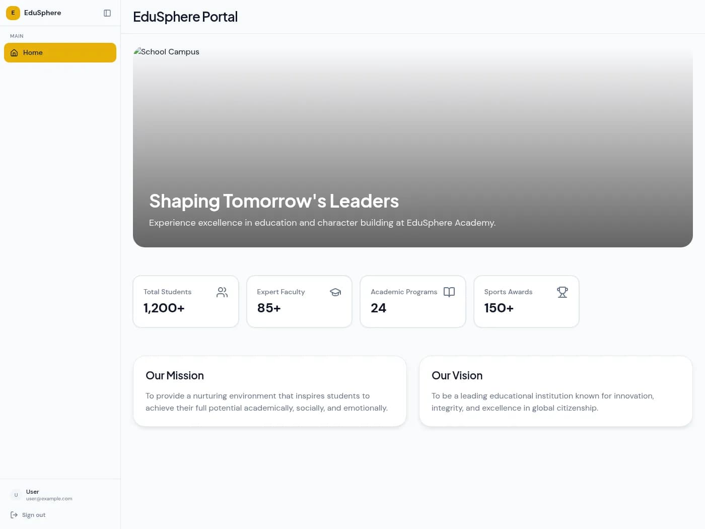 EduSphere Portal