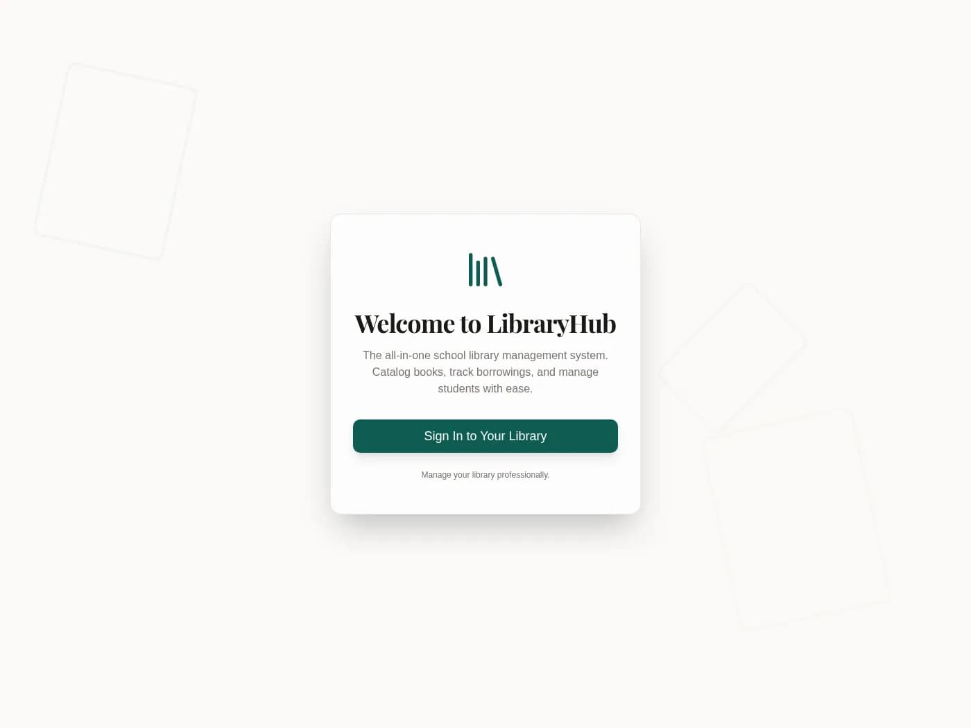 School Library Hub