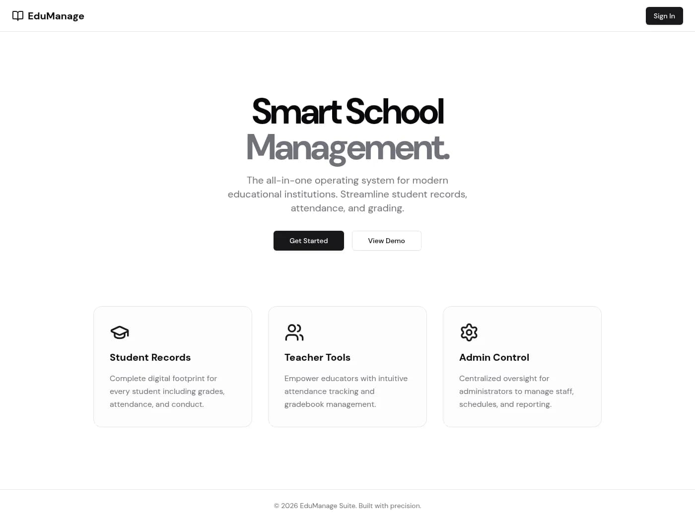 EduManage Suite