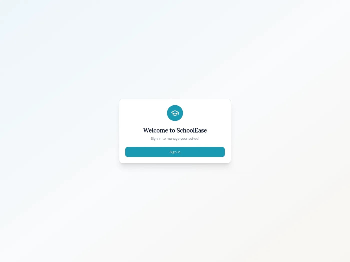 SchoolEase Manager