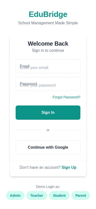 EduBridge Manager