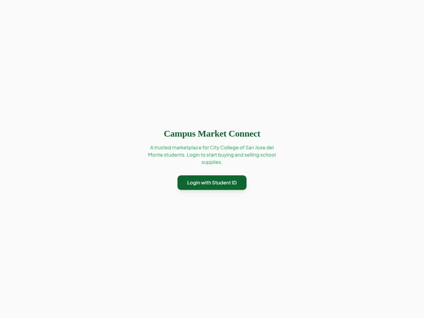 Campus Market Connect