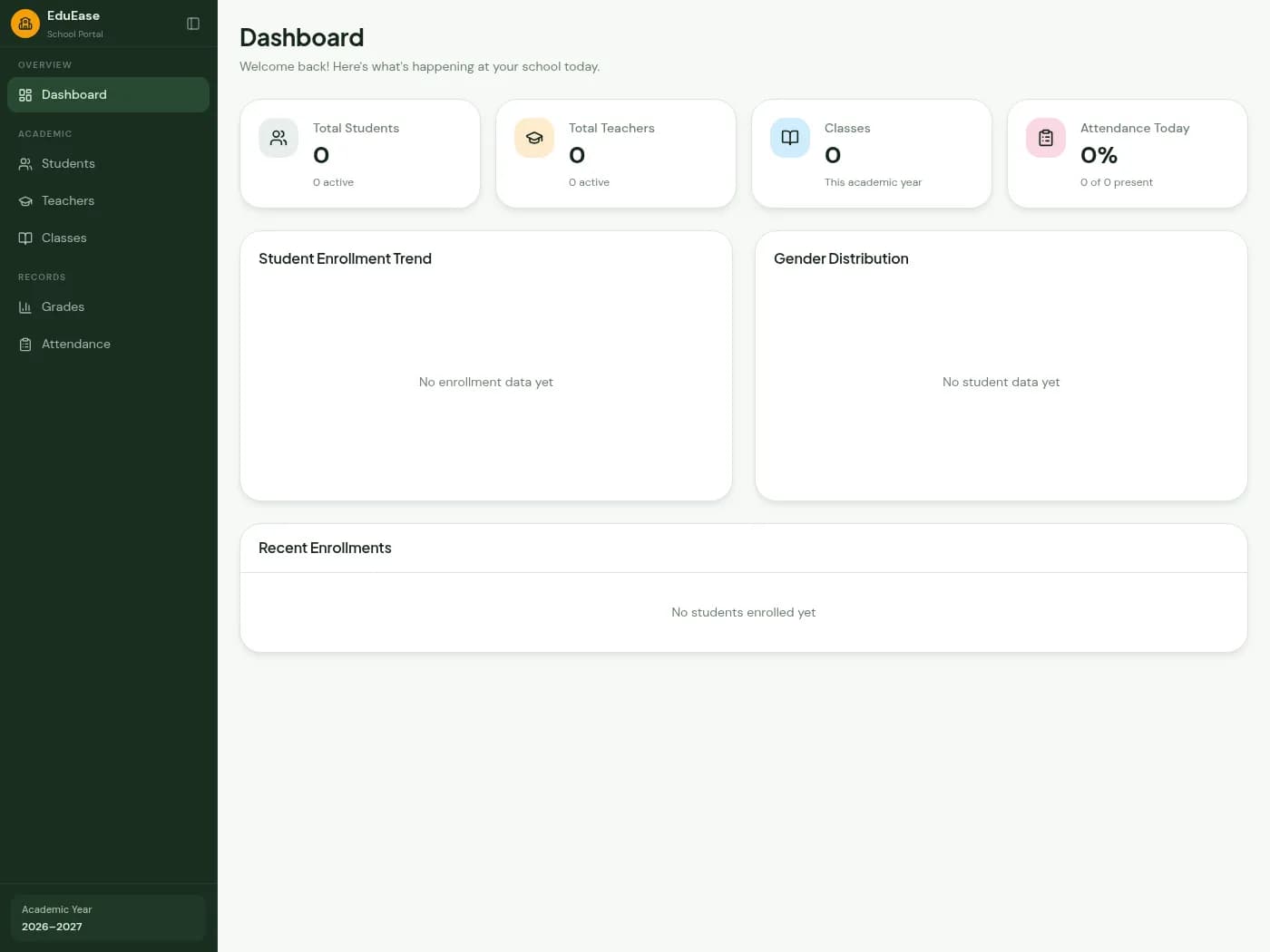 EduEase School Portal