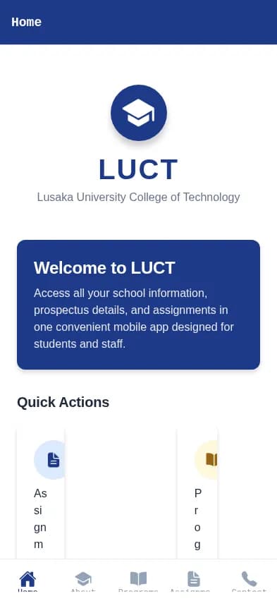 School Prospectus App