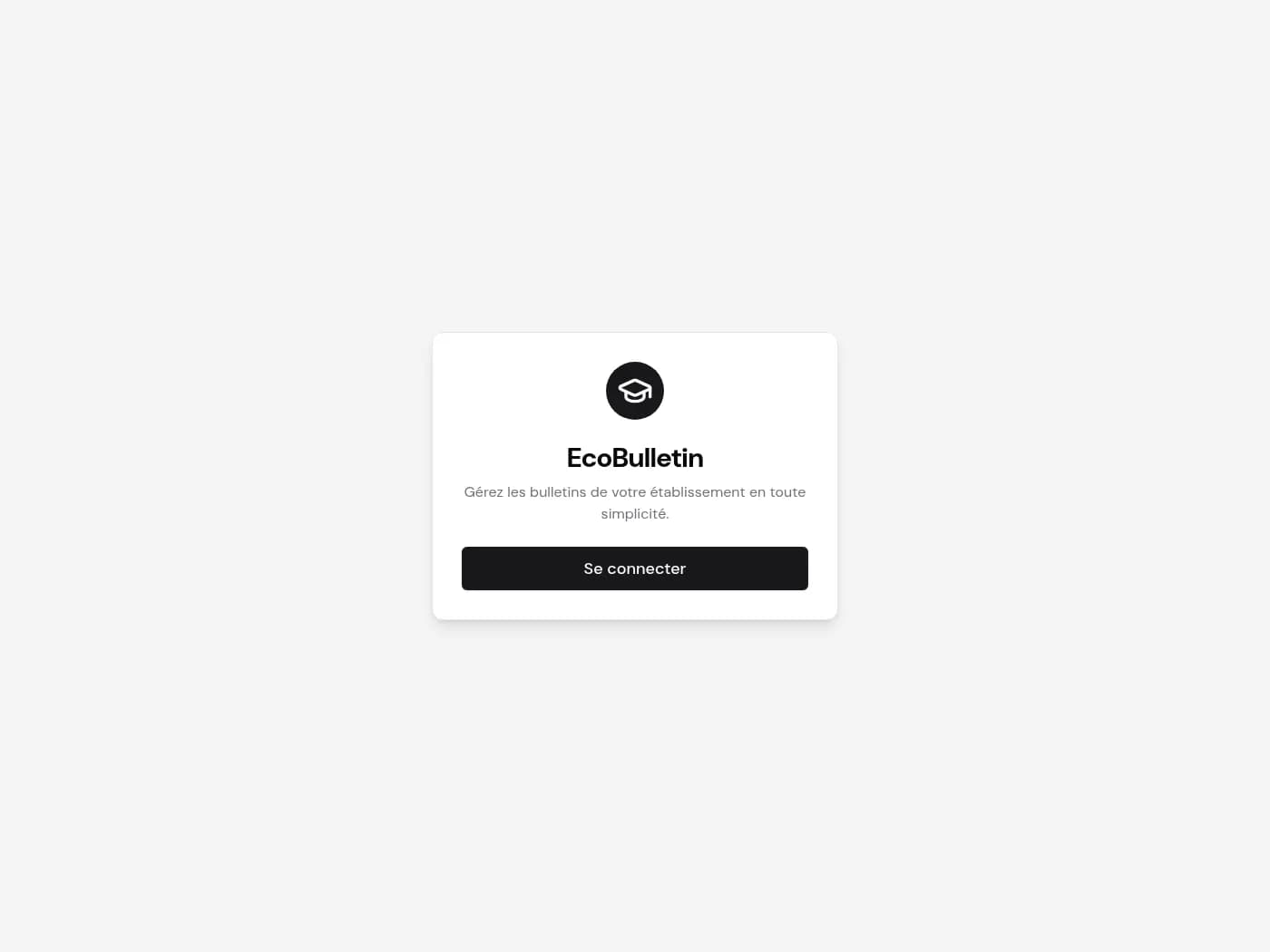School Report App