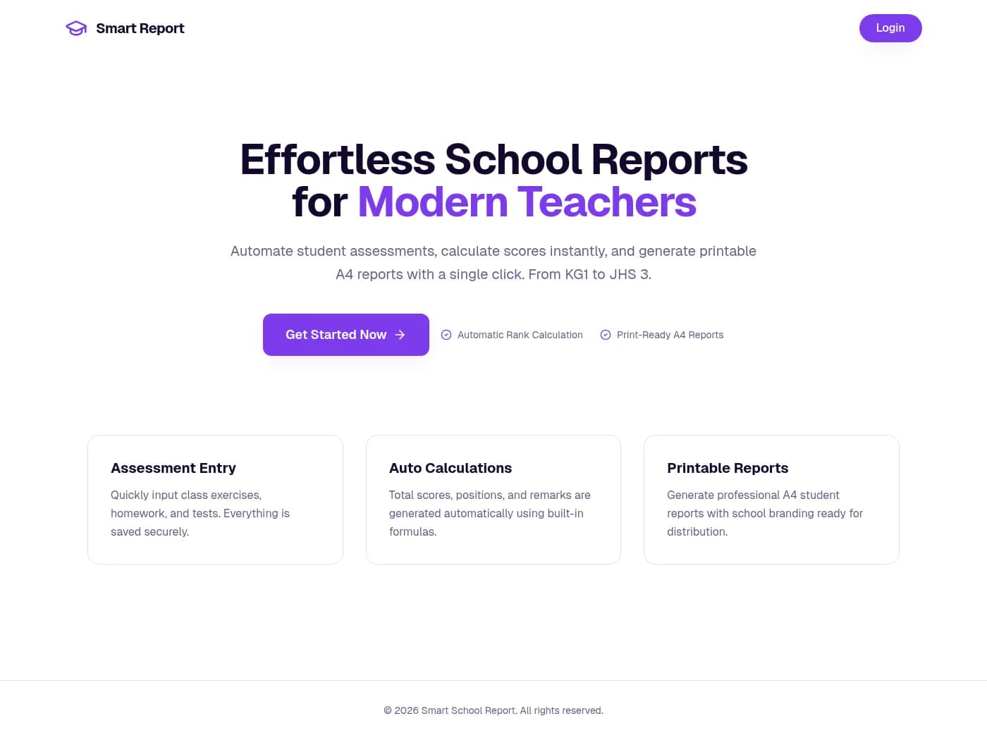 Smart School Report