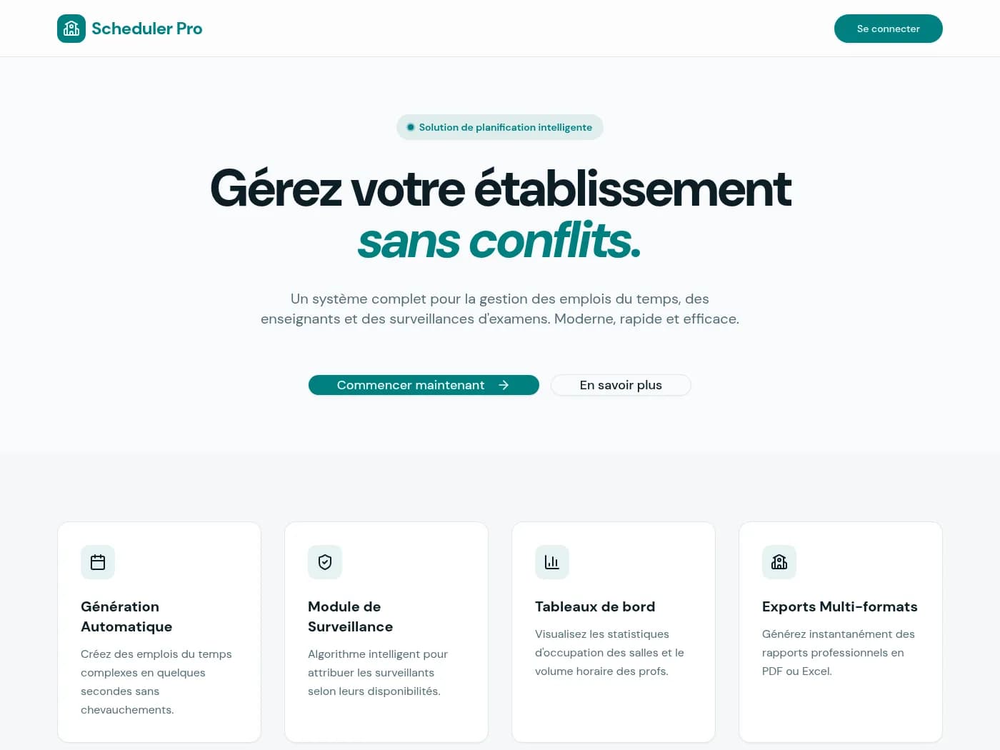 Smart School Scheduler