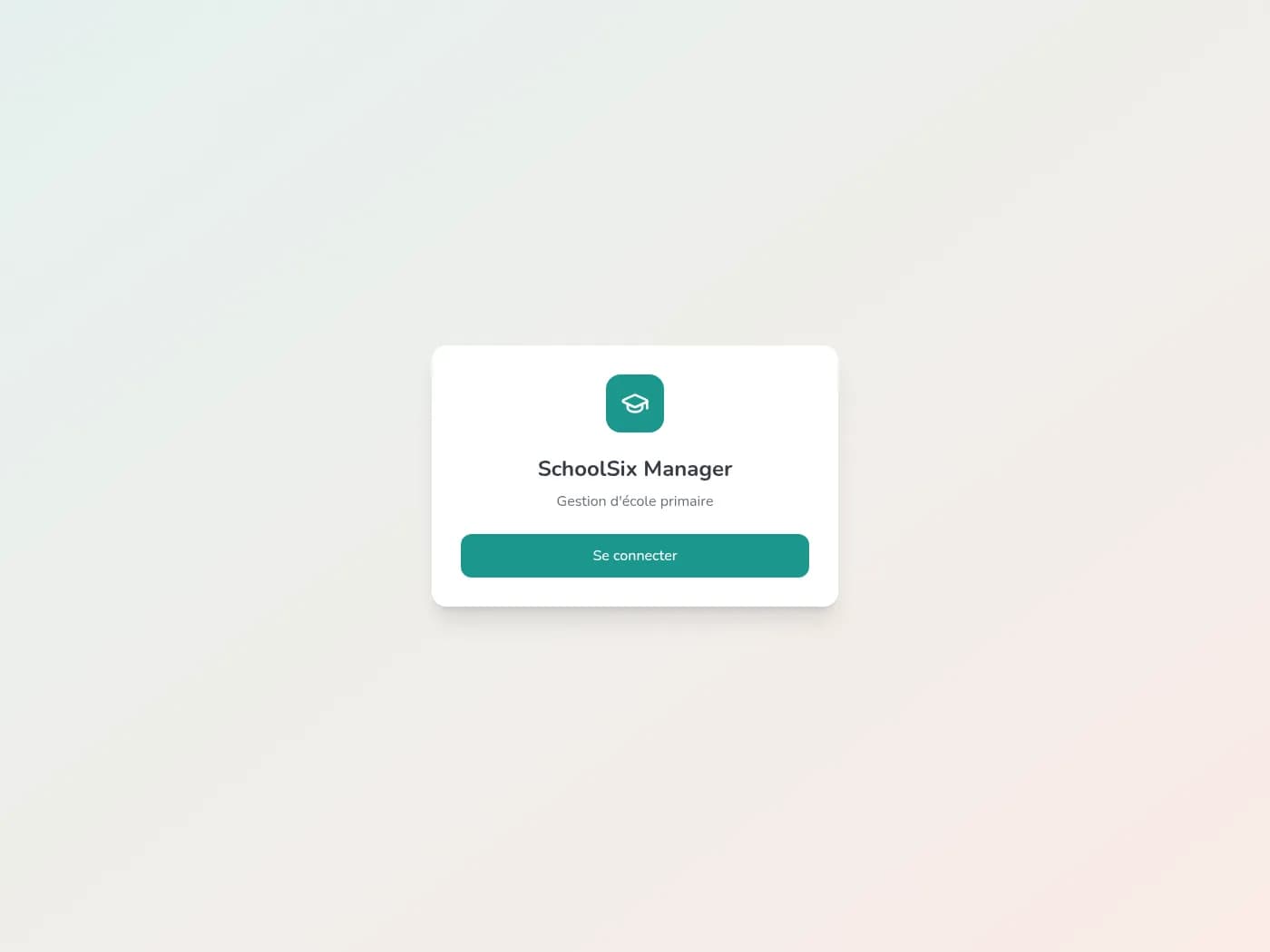 SchoolSix Manager