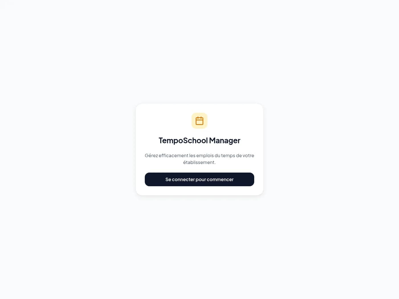 TempoSchool Manager