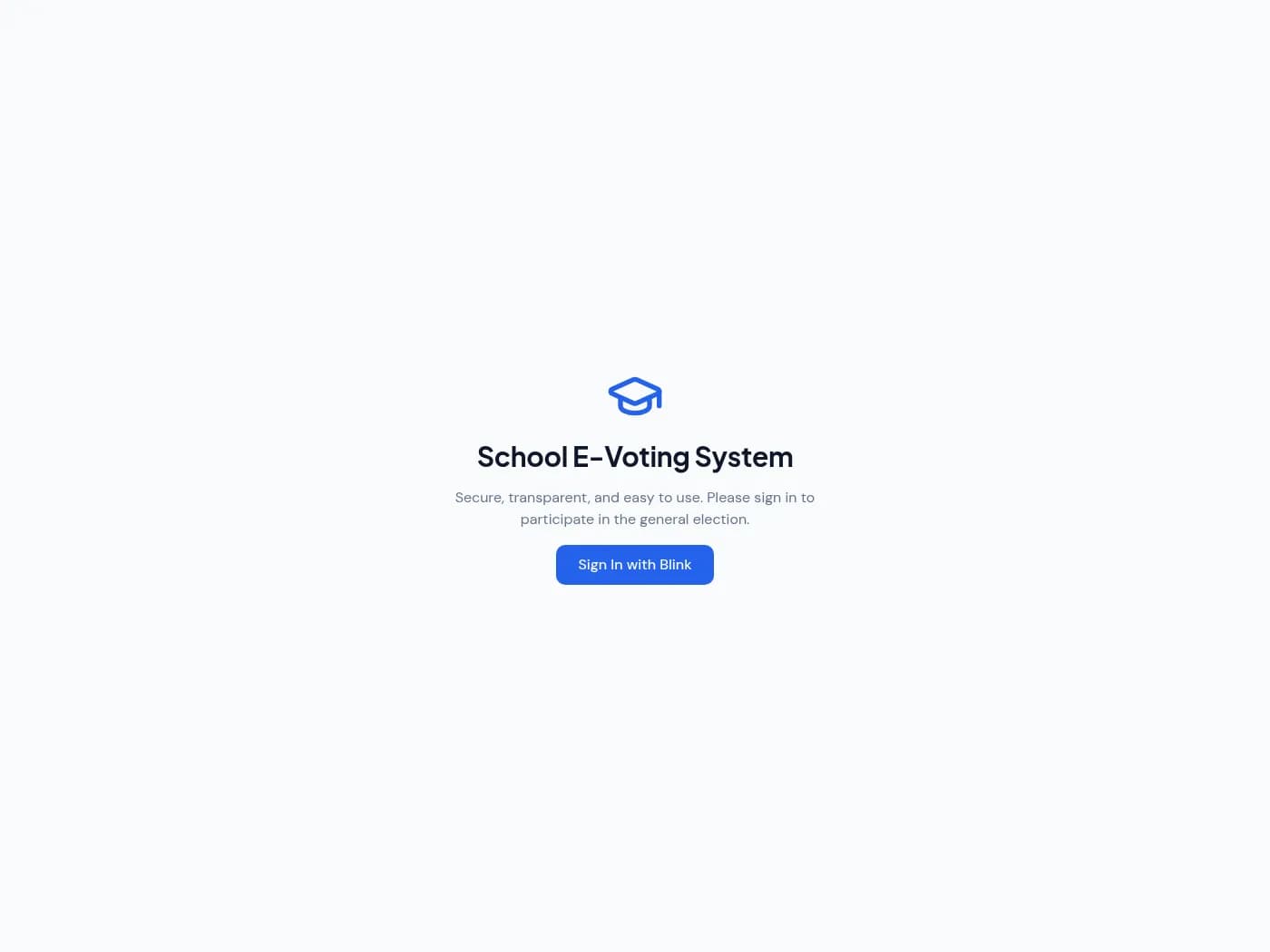 School E-Voting System