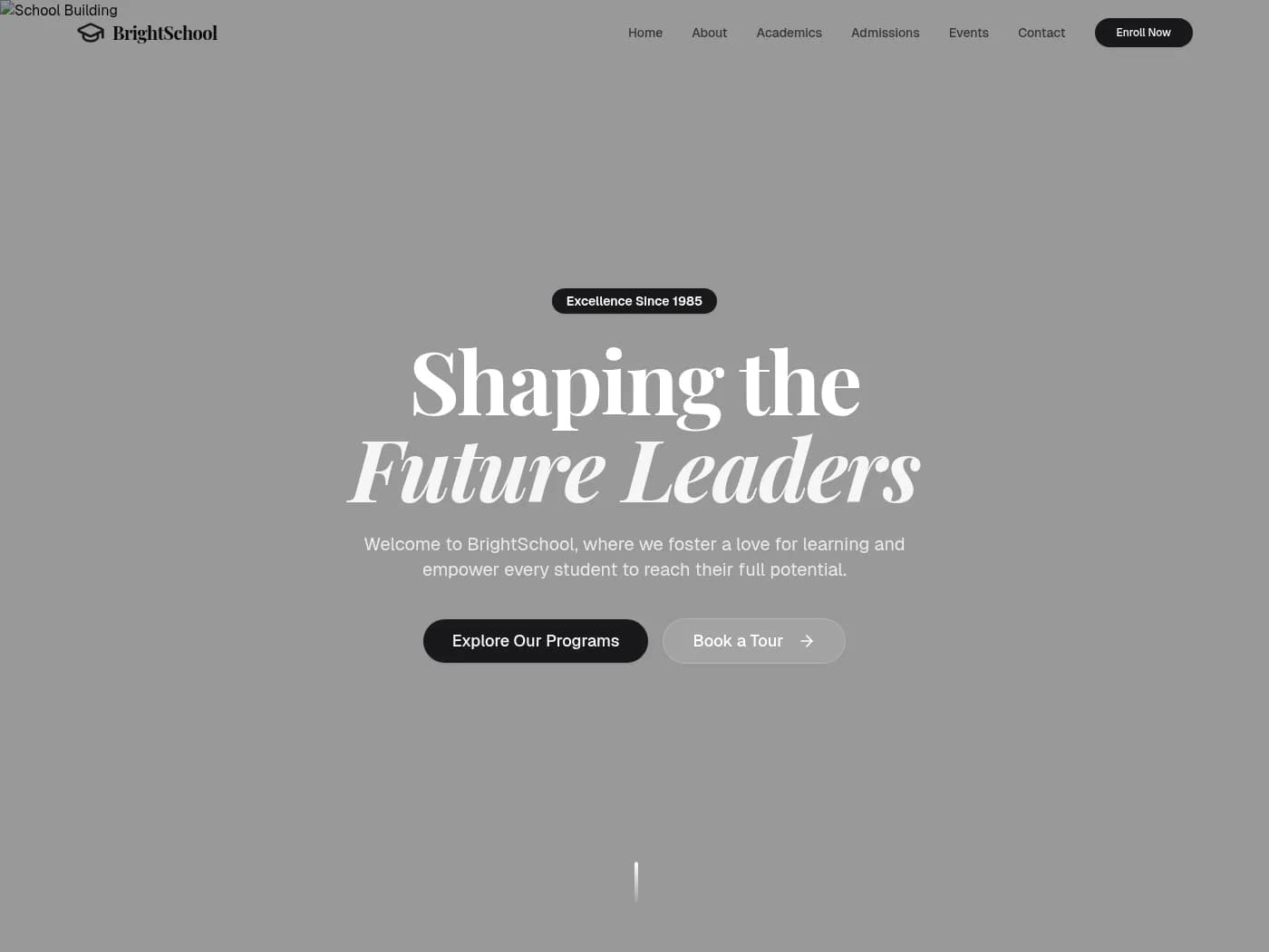 BrightSchool Web Portal