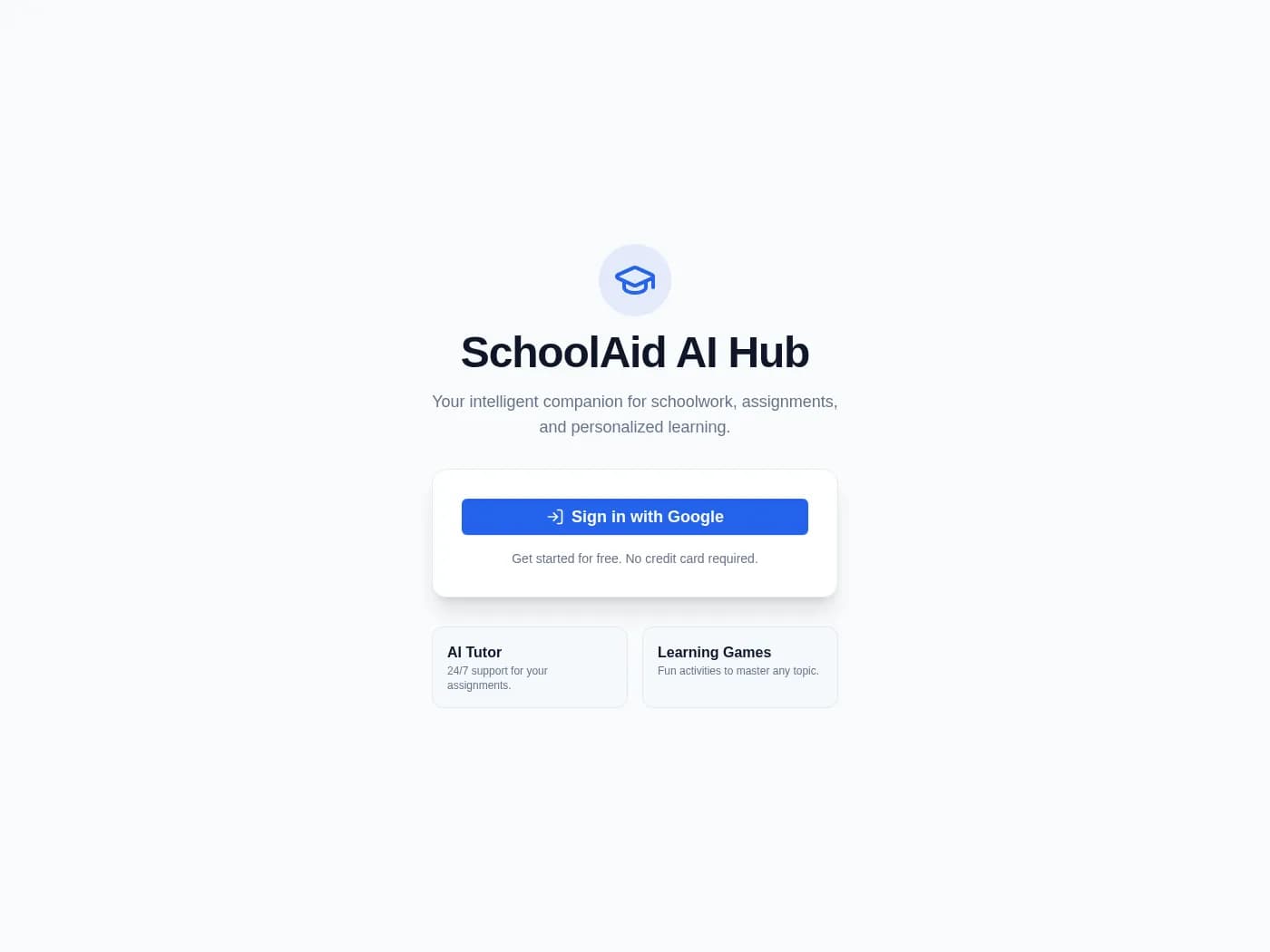 SchoolAid AI Hub