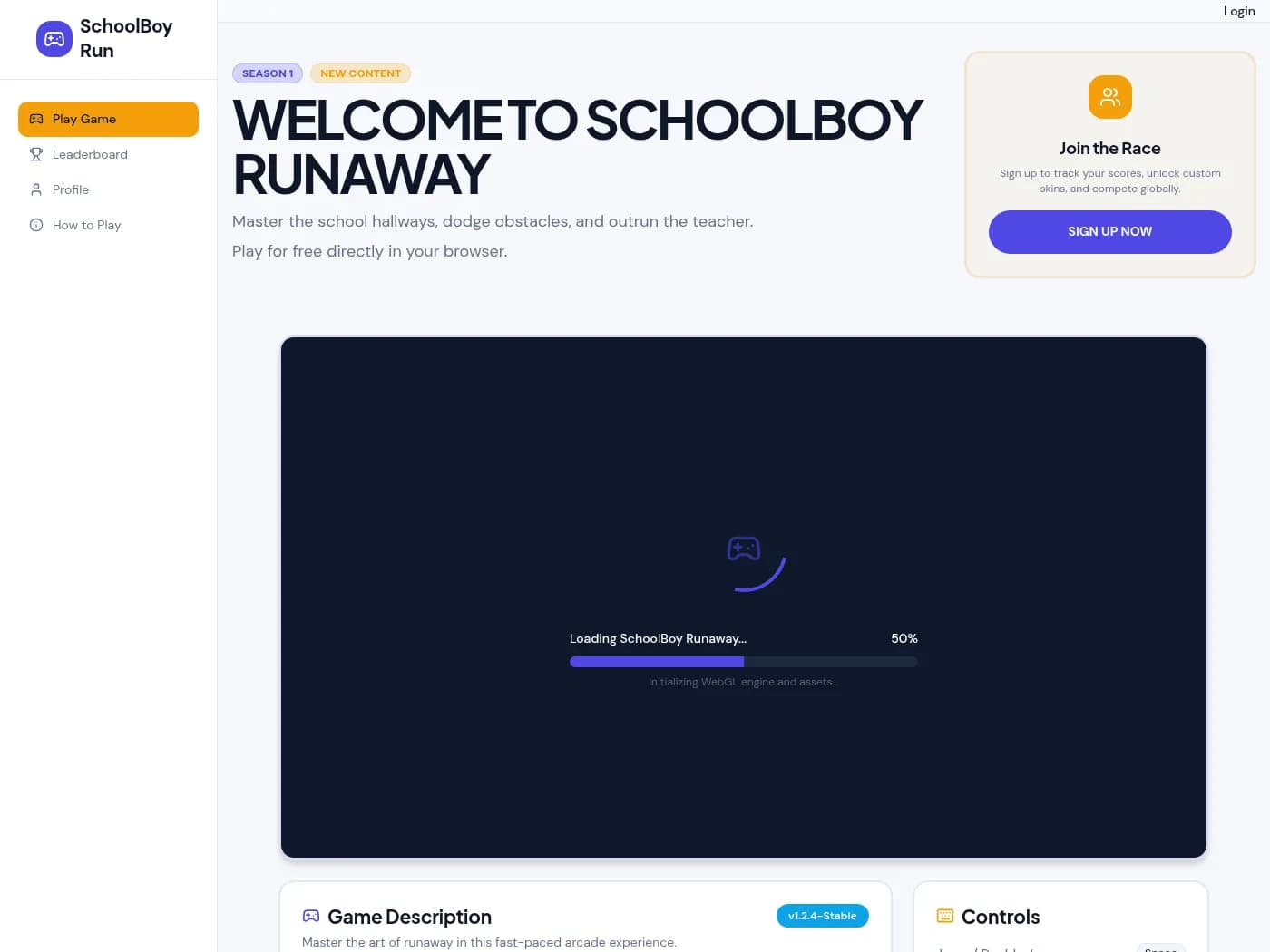 SchoolBoy Runaway Web
