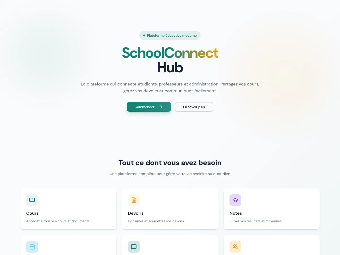SchoolConnect Hub