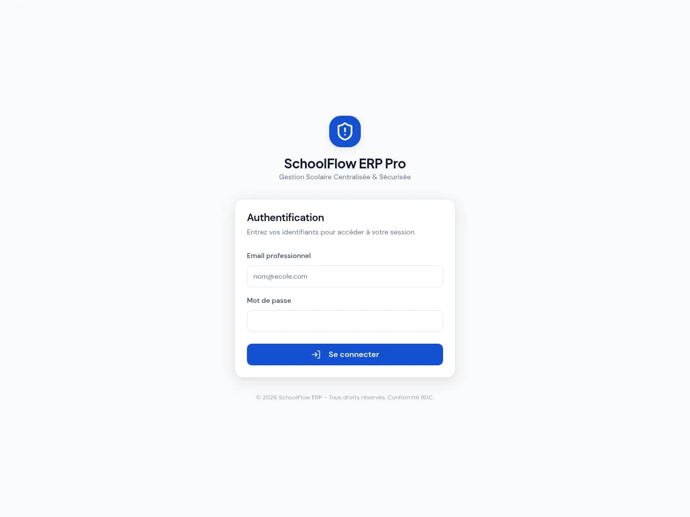 SchoolFlow ERP Pro