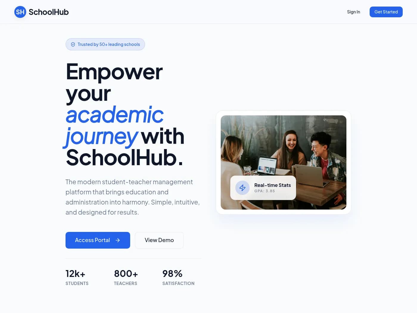 SchoolHub Portal