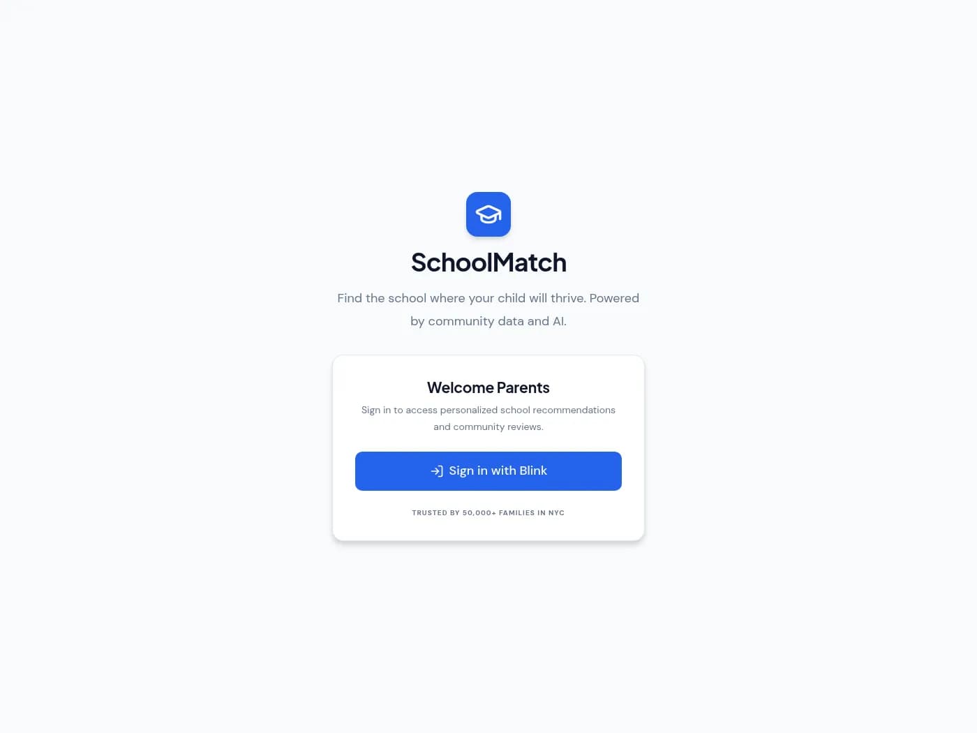 SchoolMatch AI Advisor