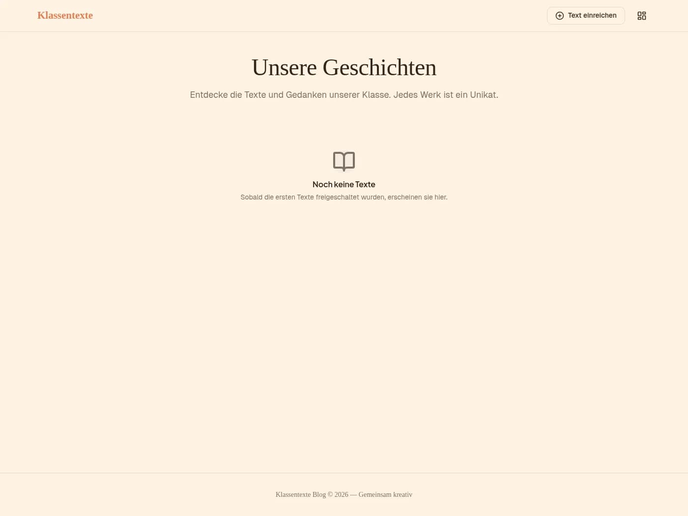 Klassentexte Blog