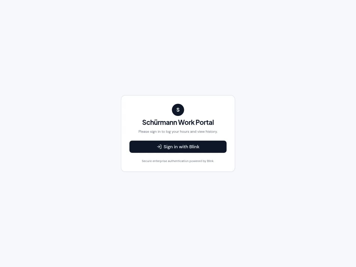 Schürmann Work Portal