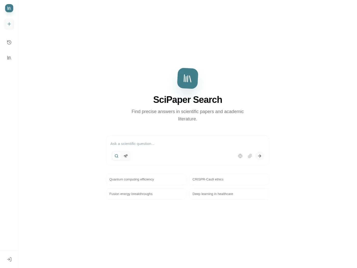 SciPaper Search Engine